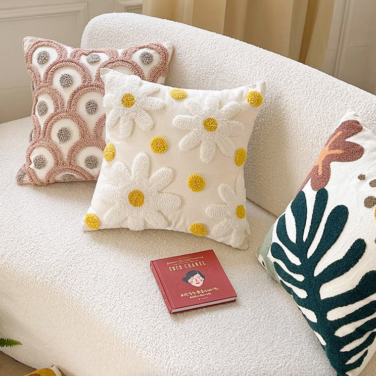 4design boa flower cushion