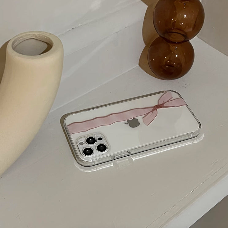 pink ribbon iPhone case