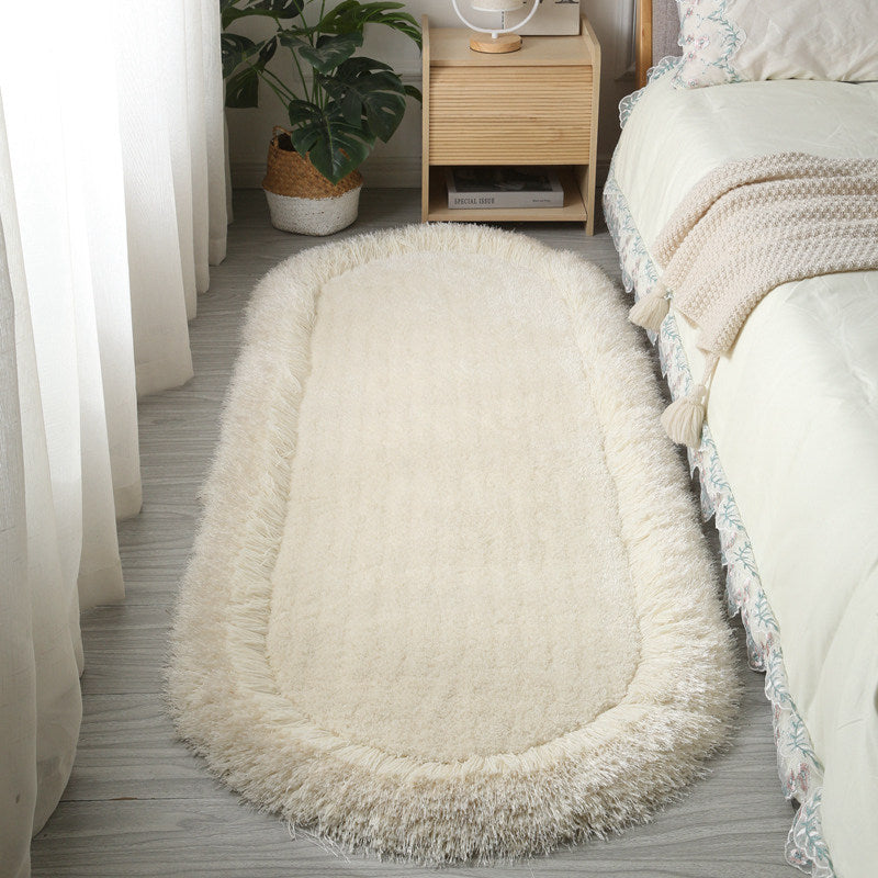 9color frill fringe square carpet